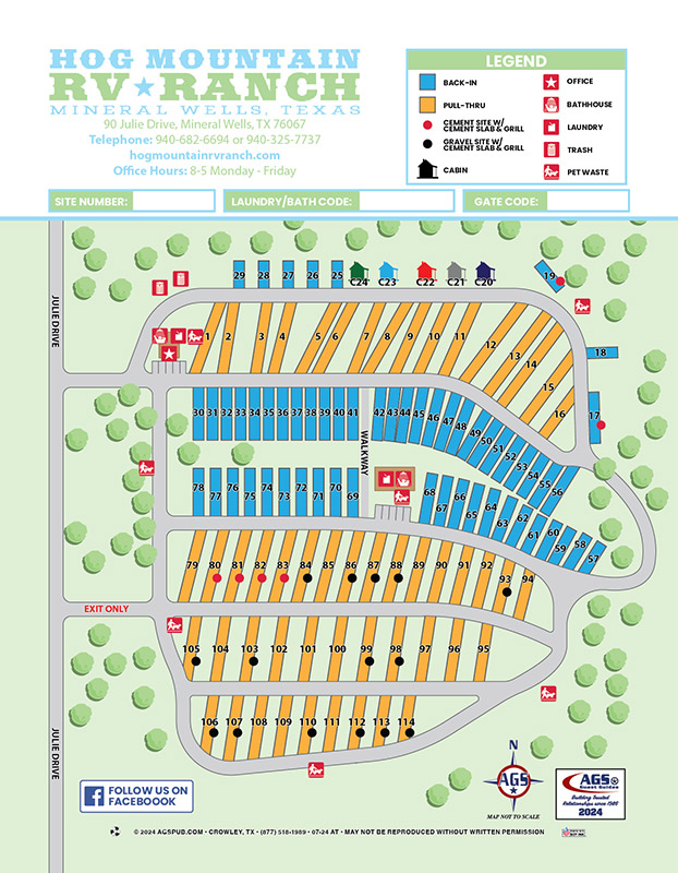 Rates & Amenities | Hog Mountain RV Ranch